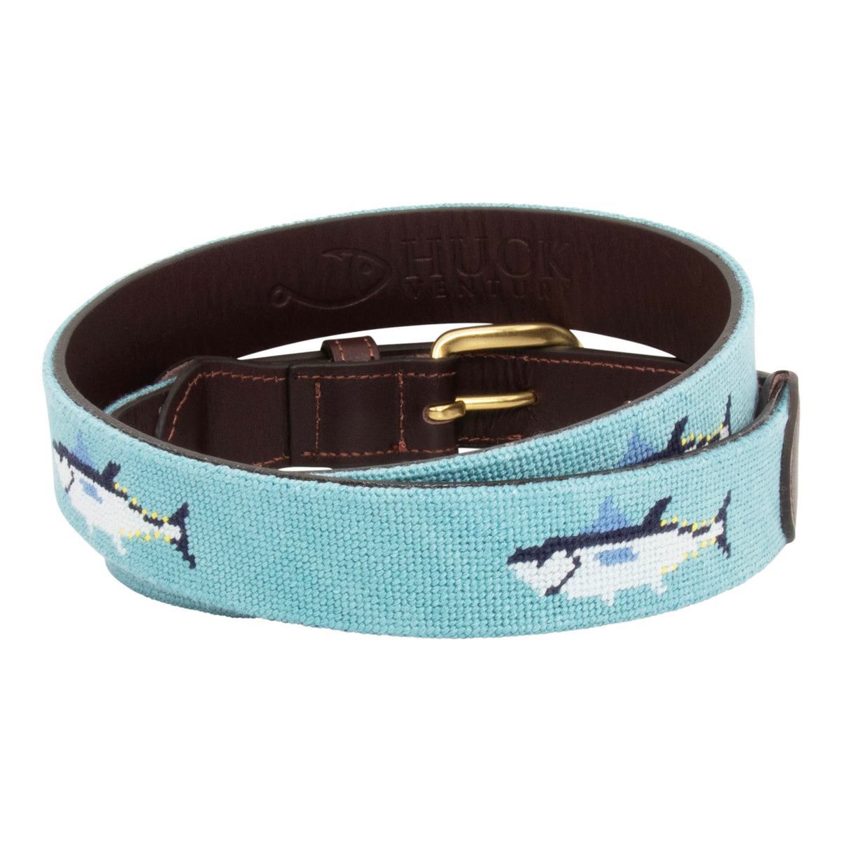 Bluefin Tuna Needlepoint Belt – Huck Venture