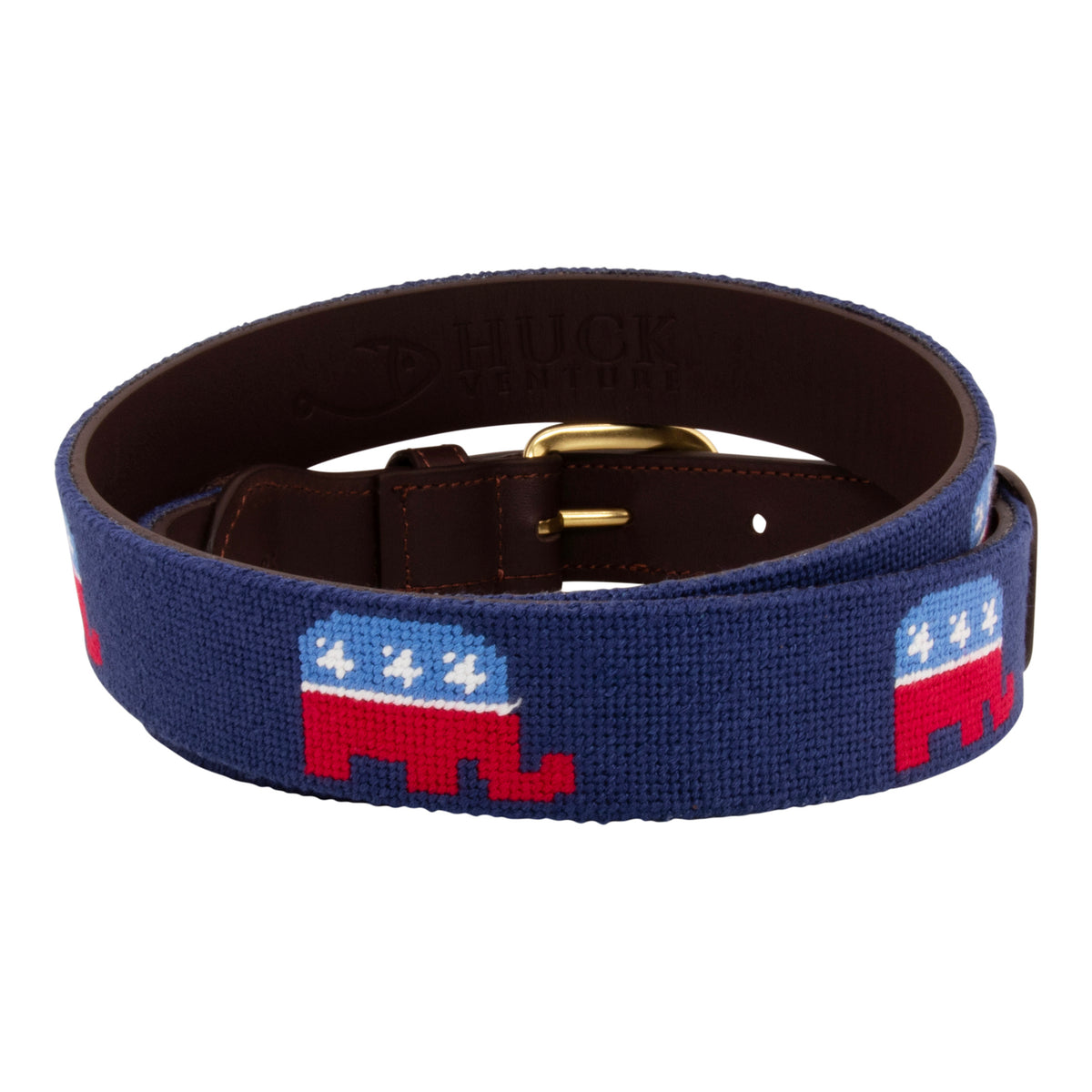 Republican Needlepoint Belt | Huck Venture